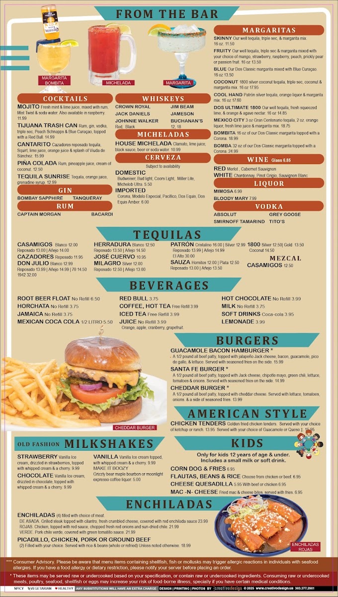 502 Diner Menu (Full Menu Update 2026)