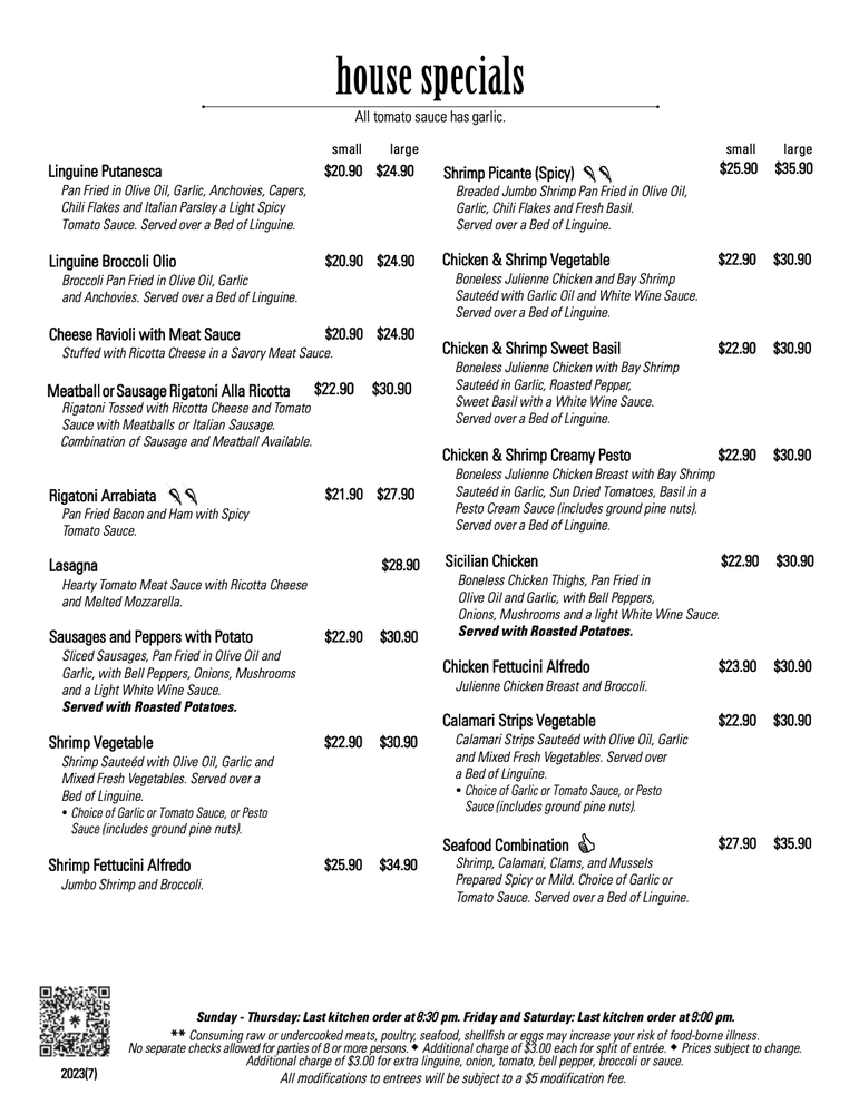 Assaggio Italian Restaurant Menu (Full Menu Update 2026)