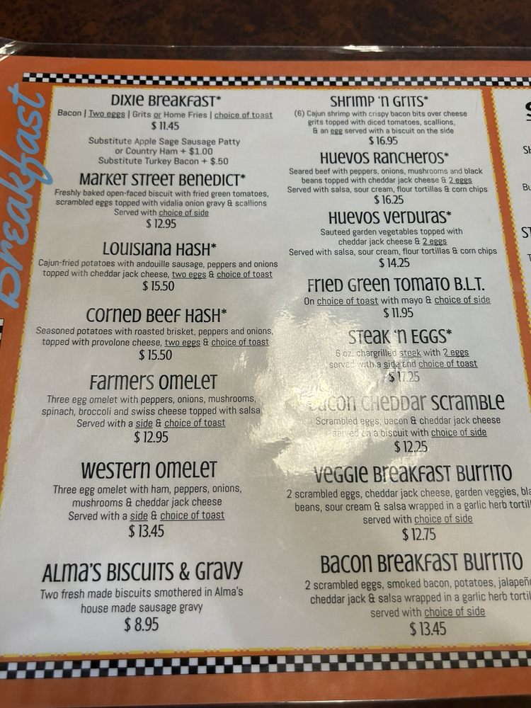 Dixie Grill Menu (Full Menu Update 2026)