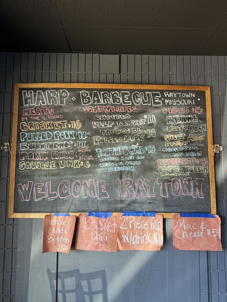 Harp Barbecue Menu (Full Menu Update 2026)