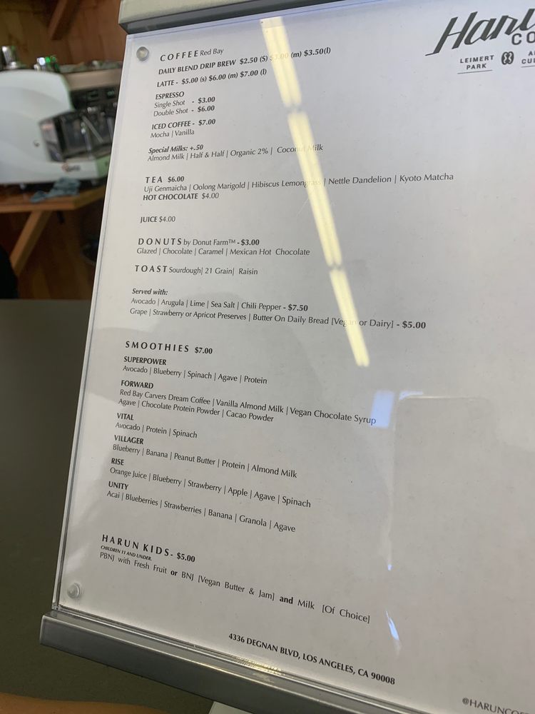 Harun Coffee Menu (Full Menu Update 2026)