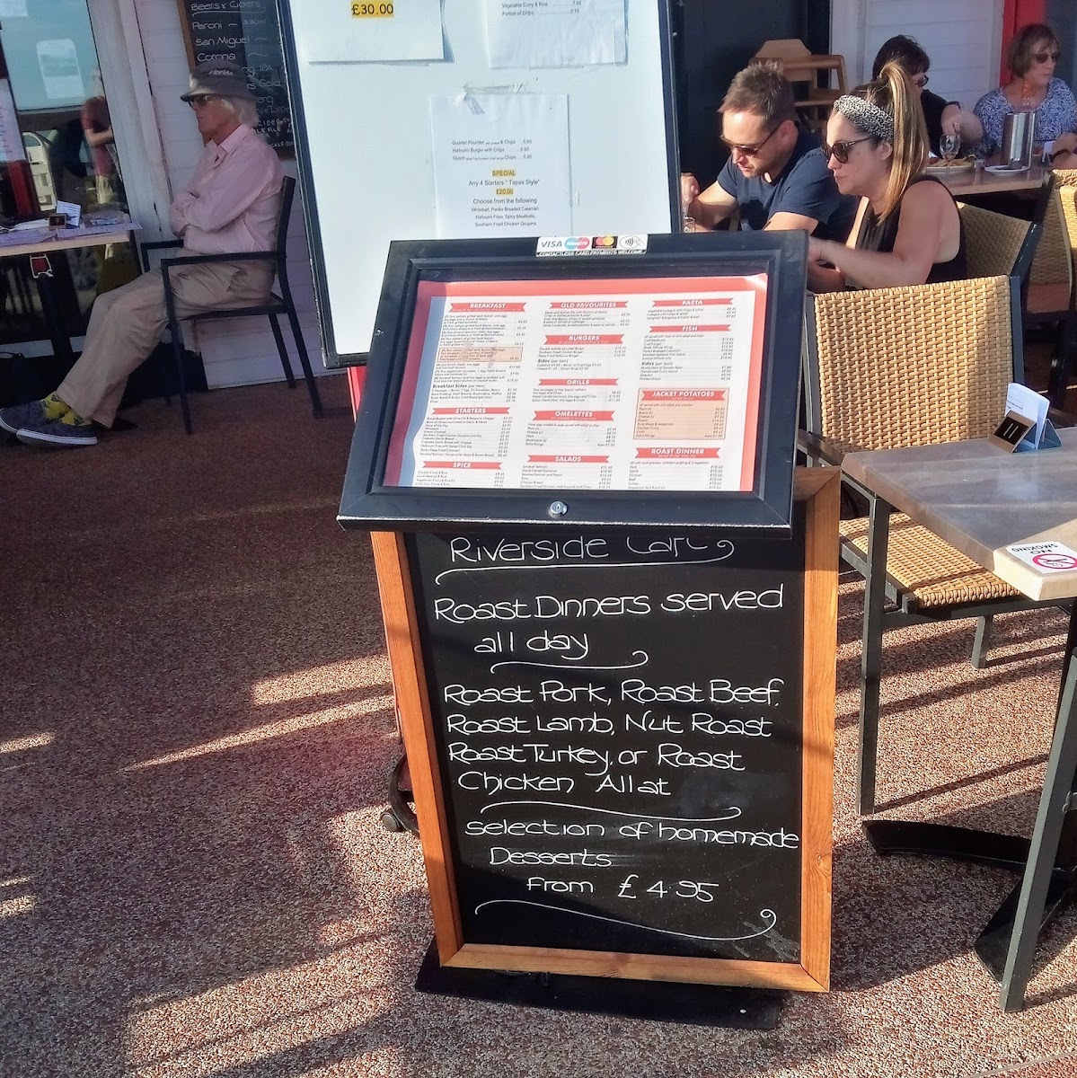 Riverside Cafe Southend-on-Sea Menu (Full Menu Update 2026)