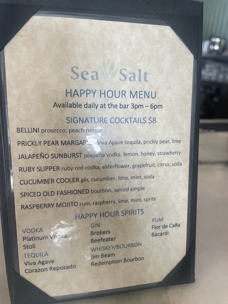 Sea Salt Menu (Full Menu Update 2026)