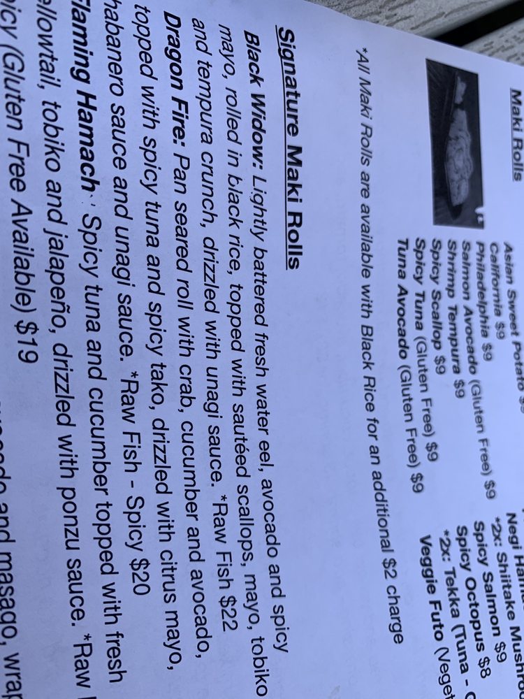 Shakou Barrington Menu (Full Menu Update 2026)