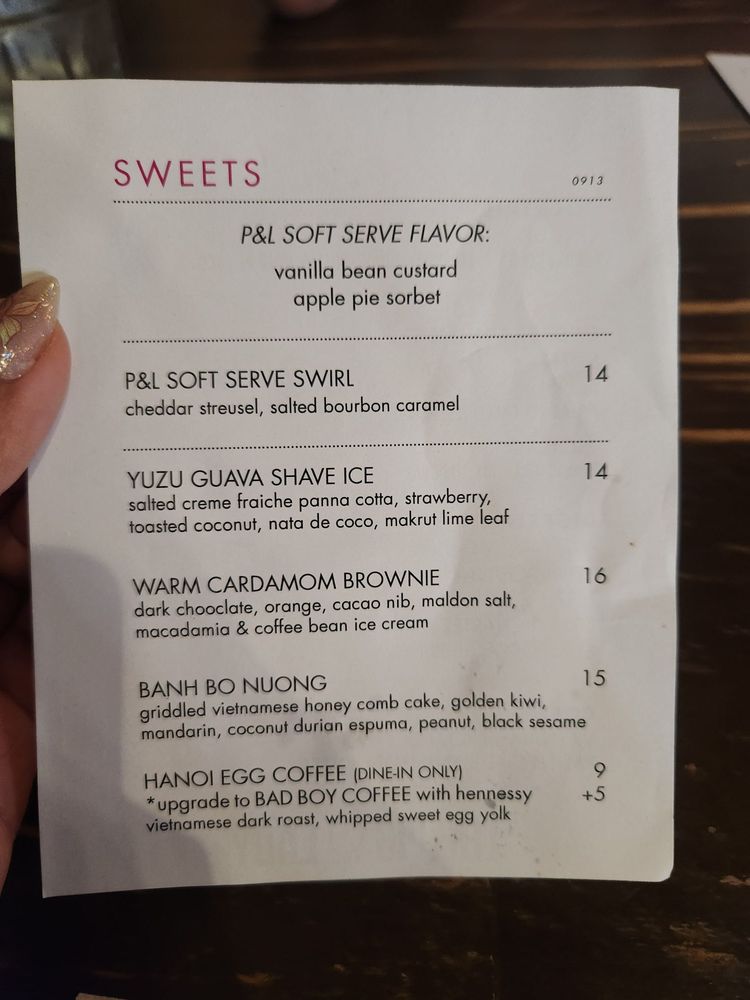The Pig The Lady Menu (Full Menu Update 2026)